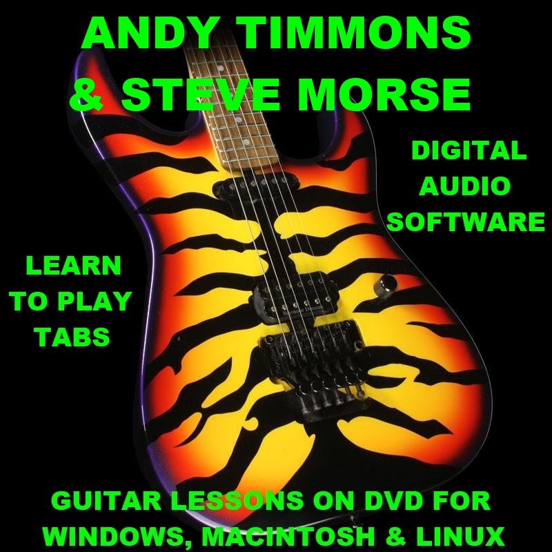 Andy Timmons Guitar TAB Lesson CD 117 TABS 38 Backing Tracks + BONUS ...