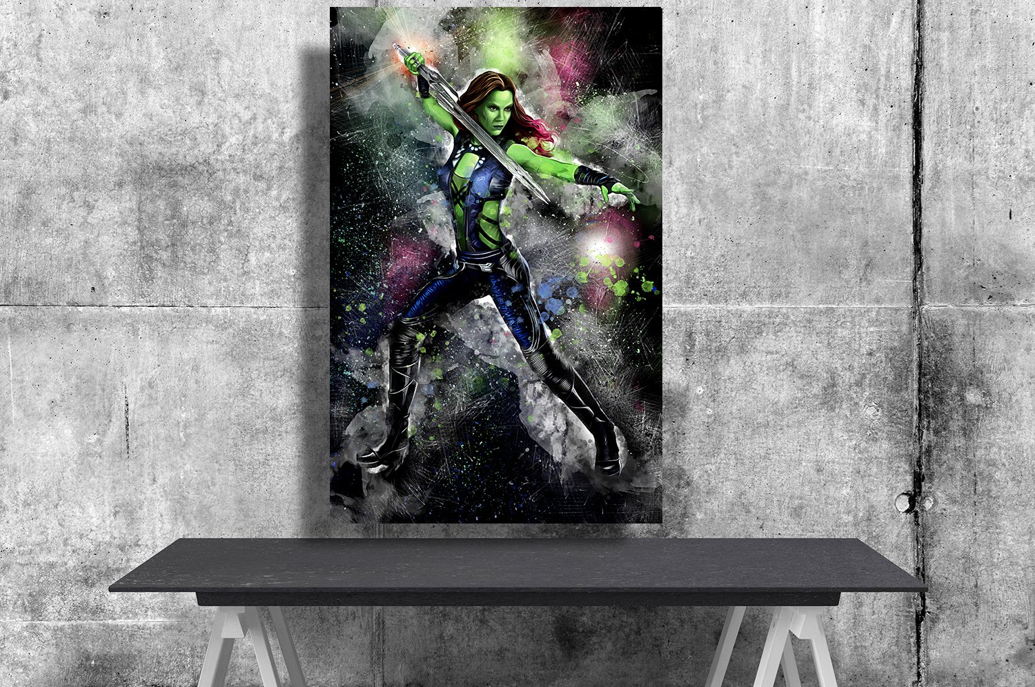 Gamora, Zoe Saldana, Avengers Endgame, Digital Download, Print, Poster ...