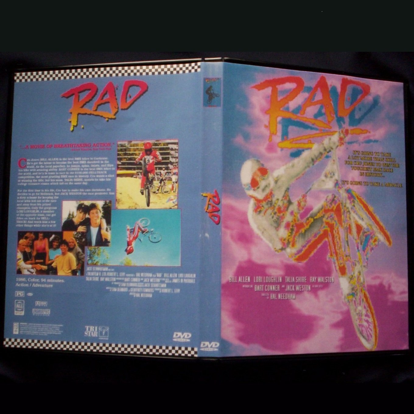 RAD 1986 DVD Movie Classic BMX & Cru Jones Magnet Brand New Sealed