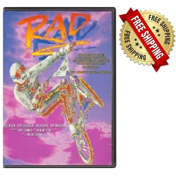 RAD 1986 DVD Movie Classic BMX & Cru Jones Magnet Brand New Sealed Free ...