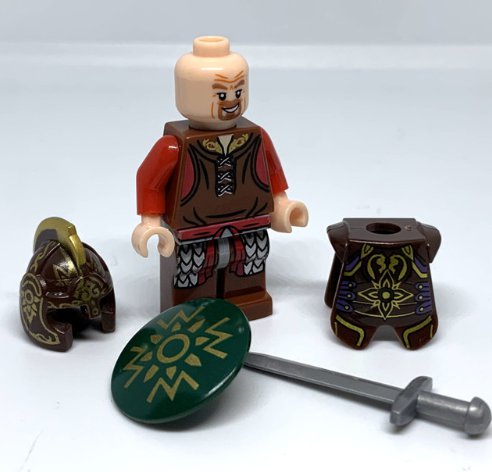Theoden Minifigure King of Rohan Lord of the Rings Warrior