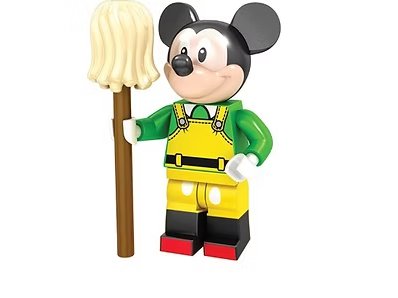 Mickey Mouse Mop Disney Cartoon Minifigure
