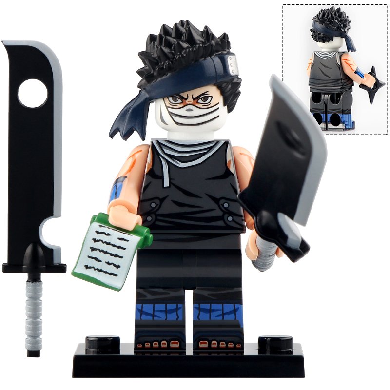 Zabuza with Kubikiribocho Sword - Naruto Series Minifigures Block Toys