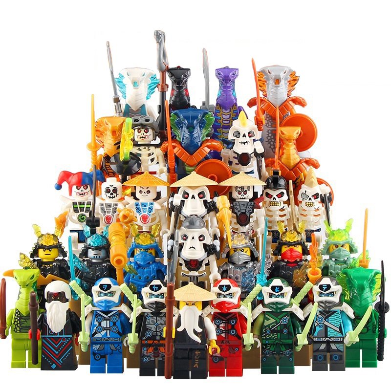 32pcs Ninjago Prime Empire Unagami Skulkin Army Snake Pyro Vipers ...
