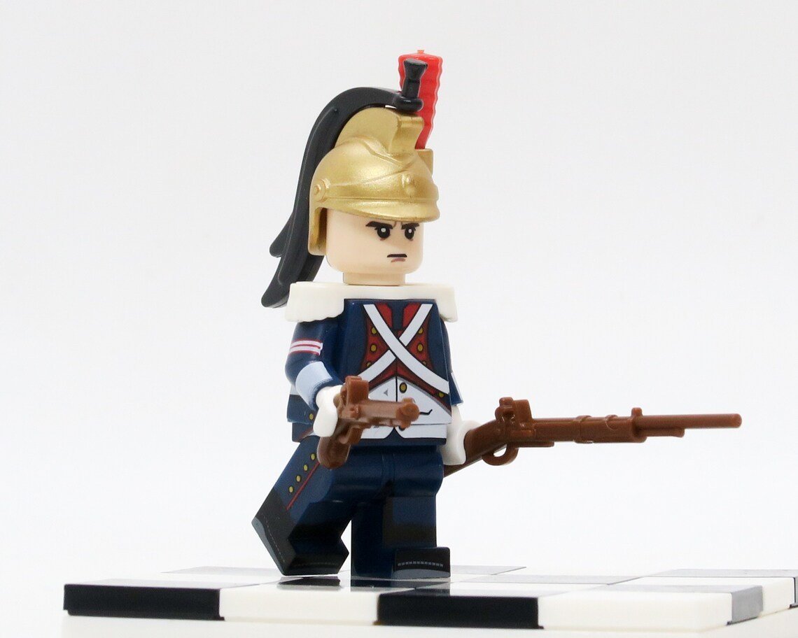 Napoleonic Wars Dutch Dragoon Officer Soldier Minifigures Weapons ...