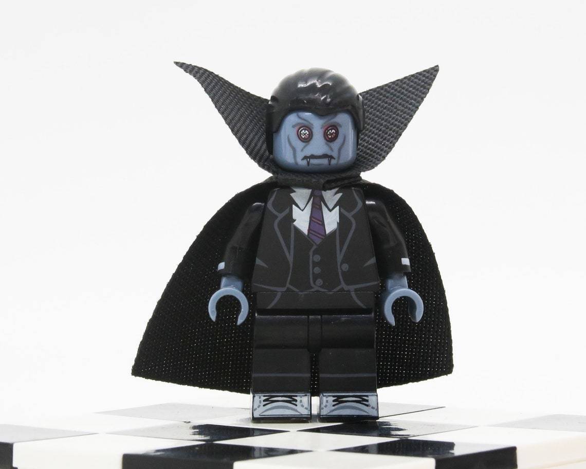 Halloween Vampire Count Minifigures Accessories Building Blocks Toys