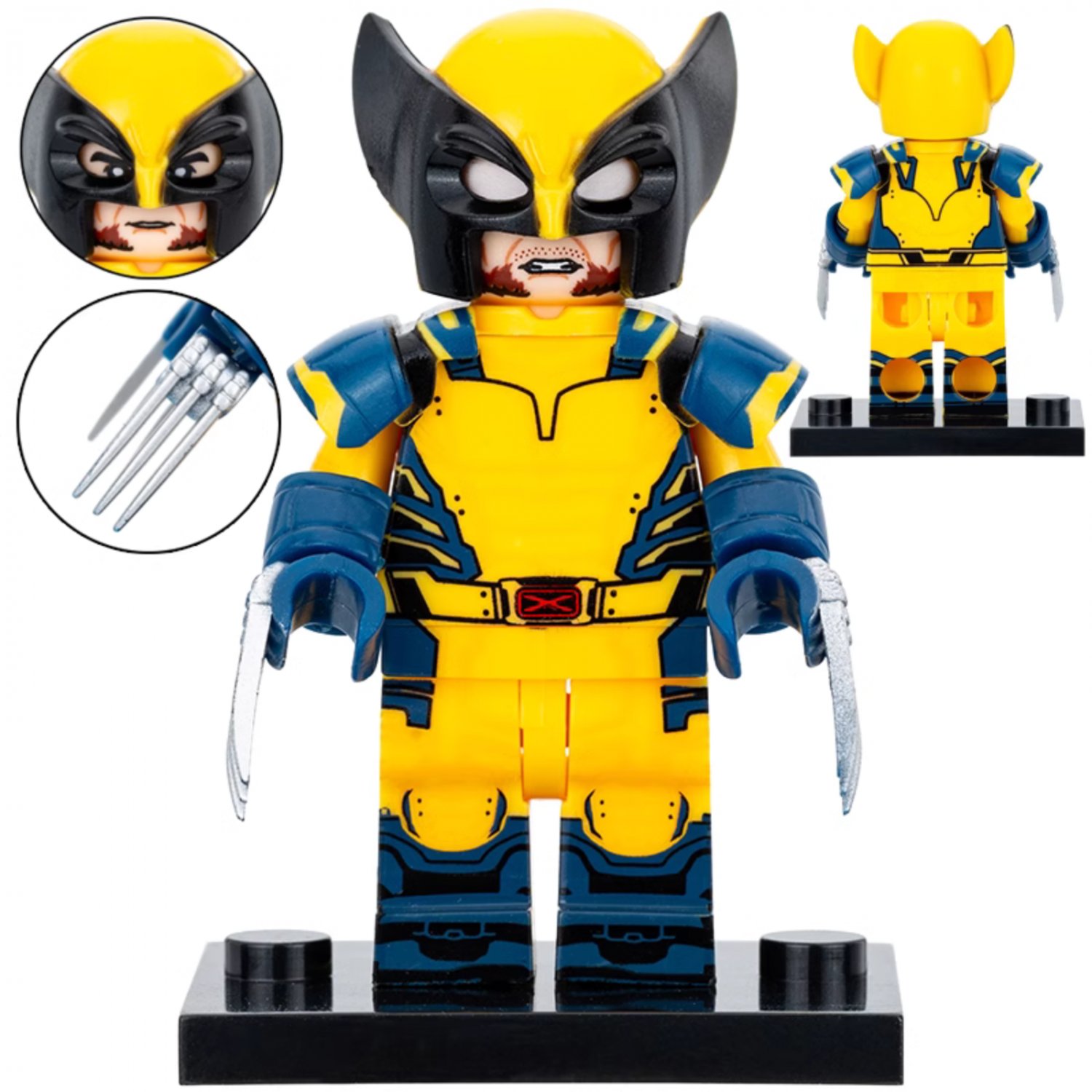 Deadpool The Worst Wolverine Minifigures Accessories Building Toys