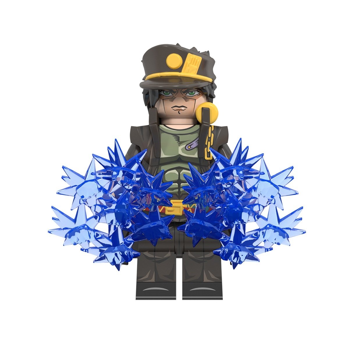 Jotaro Kujo Black JoJo's Bizarre Adventure Minifigures Weapons and ...