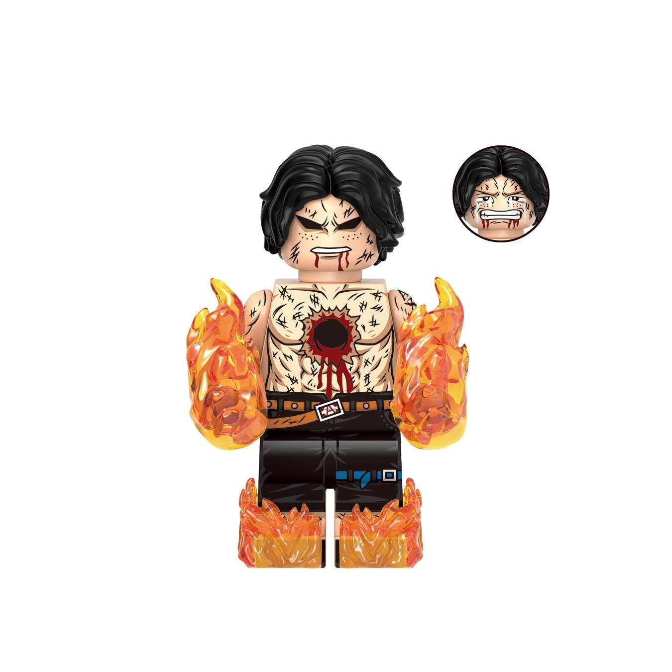 Ace death One Piece Minifigures Weapons and Accessories