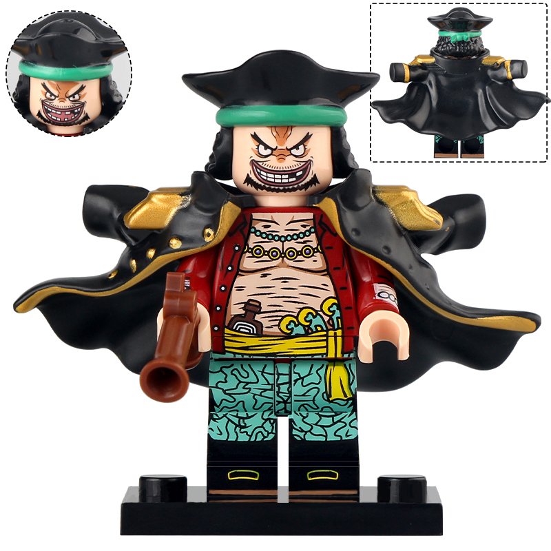 One Piece Marineford Teach Blackbeard Minifigures Accessories Building Toys