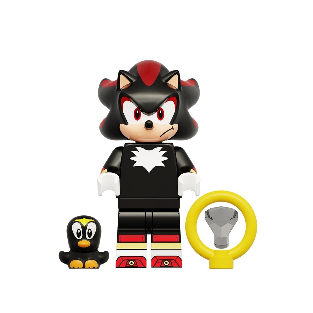 Shadow the Hedgehog Sonic Minifigures Building Toys