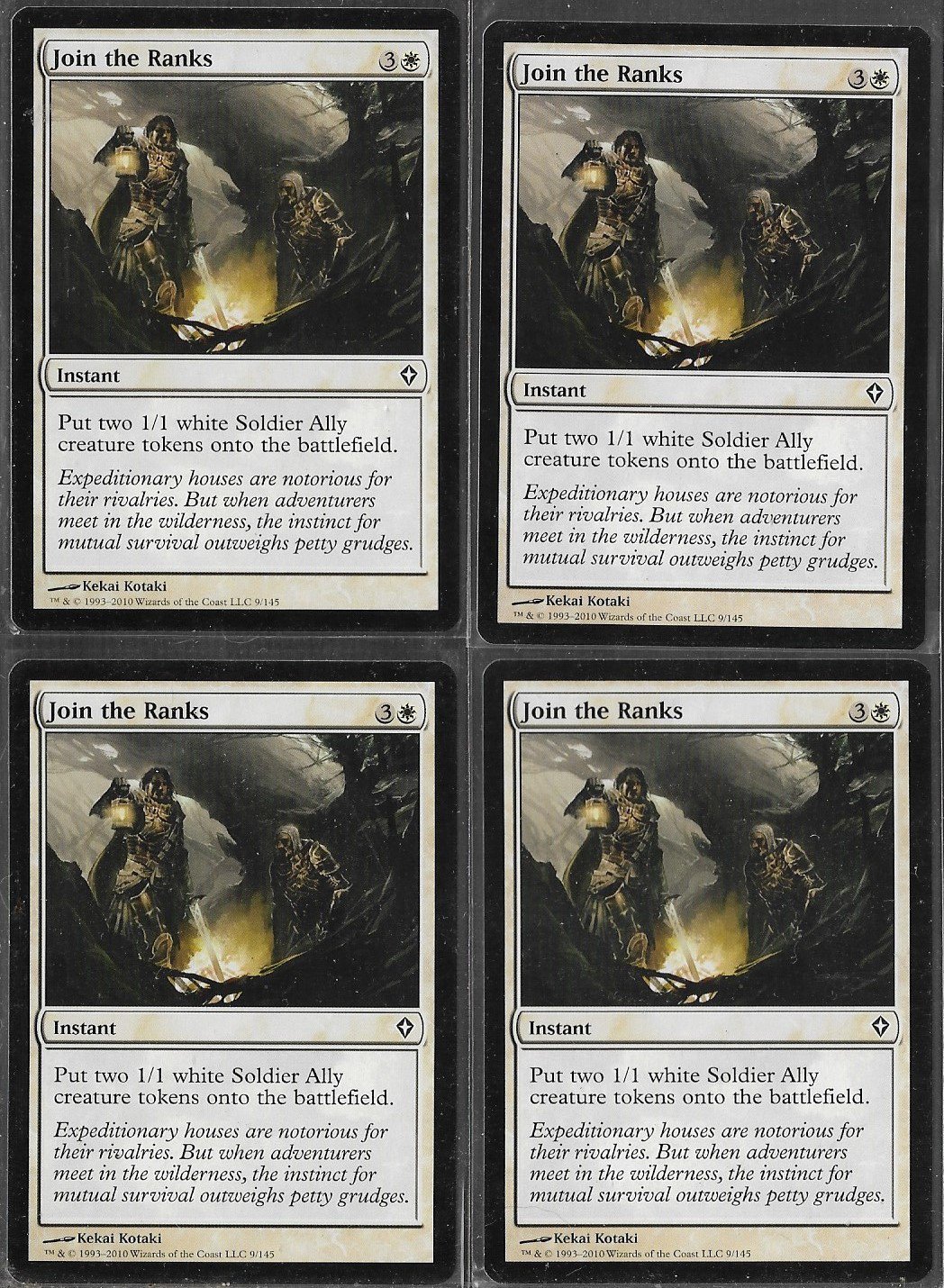 Join the Ranks x 4 - Worldwake - Magic the Gathering