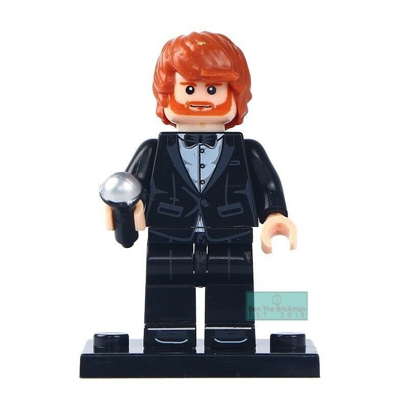 Ed Sheeran (Tuxedo) Custom Minifigures Singer Celebrity Building Block ...