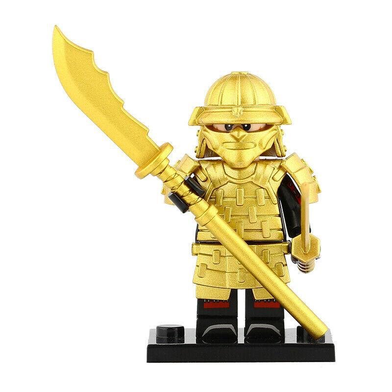 Golden Samurai - Japanese Warriors Custom Minifigures Toy Gift ...
