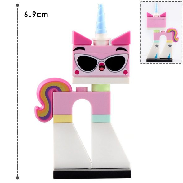 Disco Kitty Unikitty The Movie 2 Custom Minifigures Building Toys Gifts