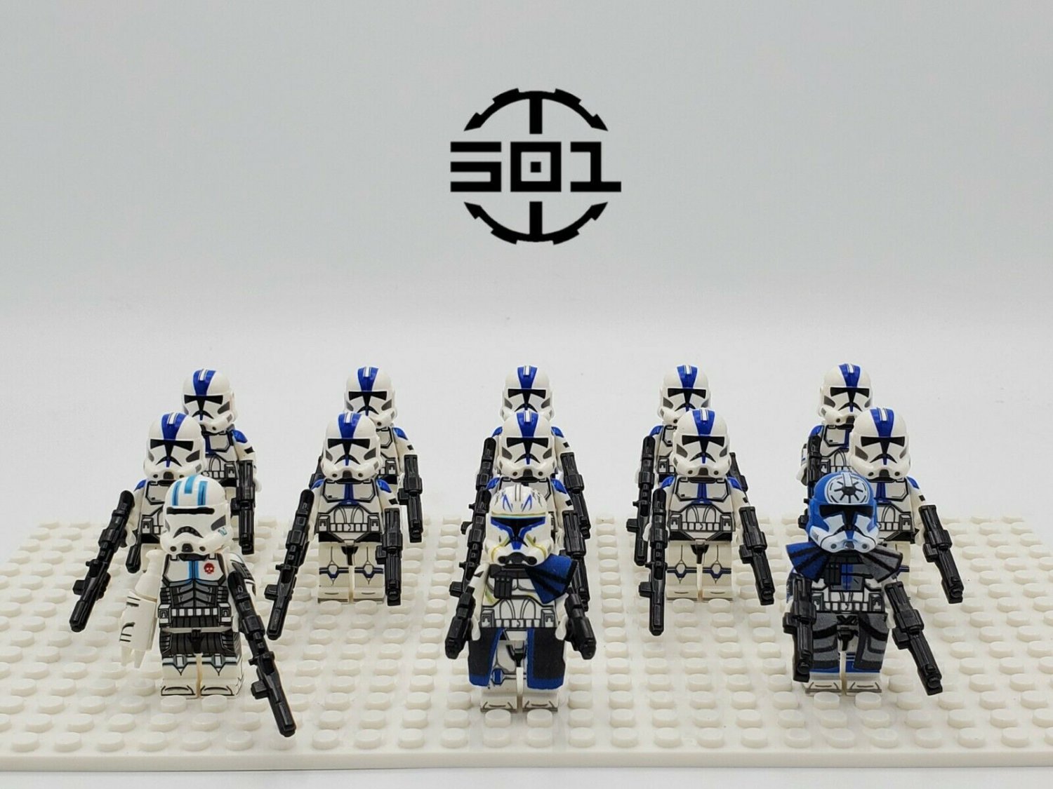 13Pcs 501st Squadron Captain Rex Jesse Echo Star Wars Clone Wars ...
