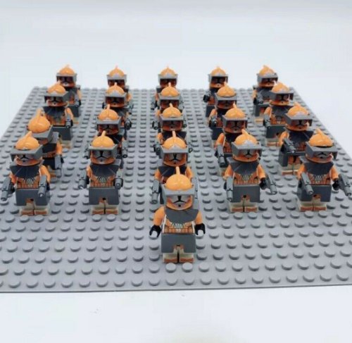 21Pcs Bomb Squad Clone Troopers Star Wars Clone Wars Minifigures ...