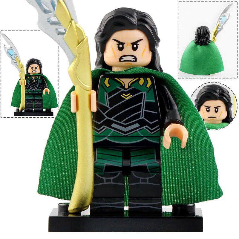 Loki (Scepter Included) - Marvel Universe Minifigure Gift Toys