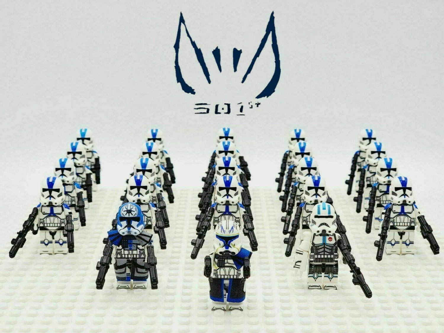 Star Wars 501st Legion Captain Rex Jesse Echo 23pcs/set Minifigures ...