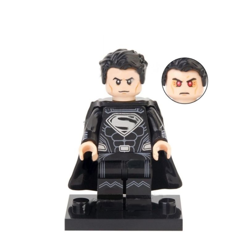 Superman (Black Suit) Justice League Snyder Cut Minifigures Block Toys