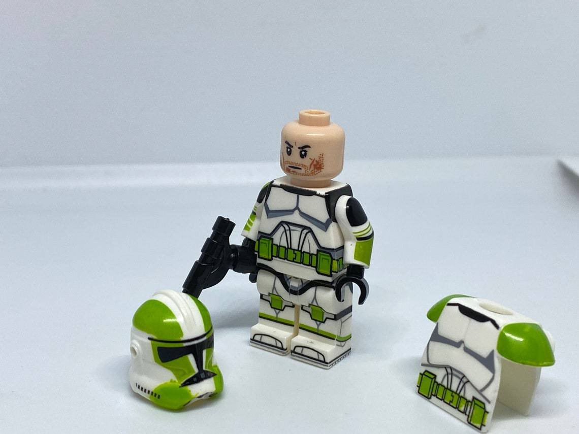 Captain Grey Clone Trooper Star Wars The Bad Batch Minifigures Toys