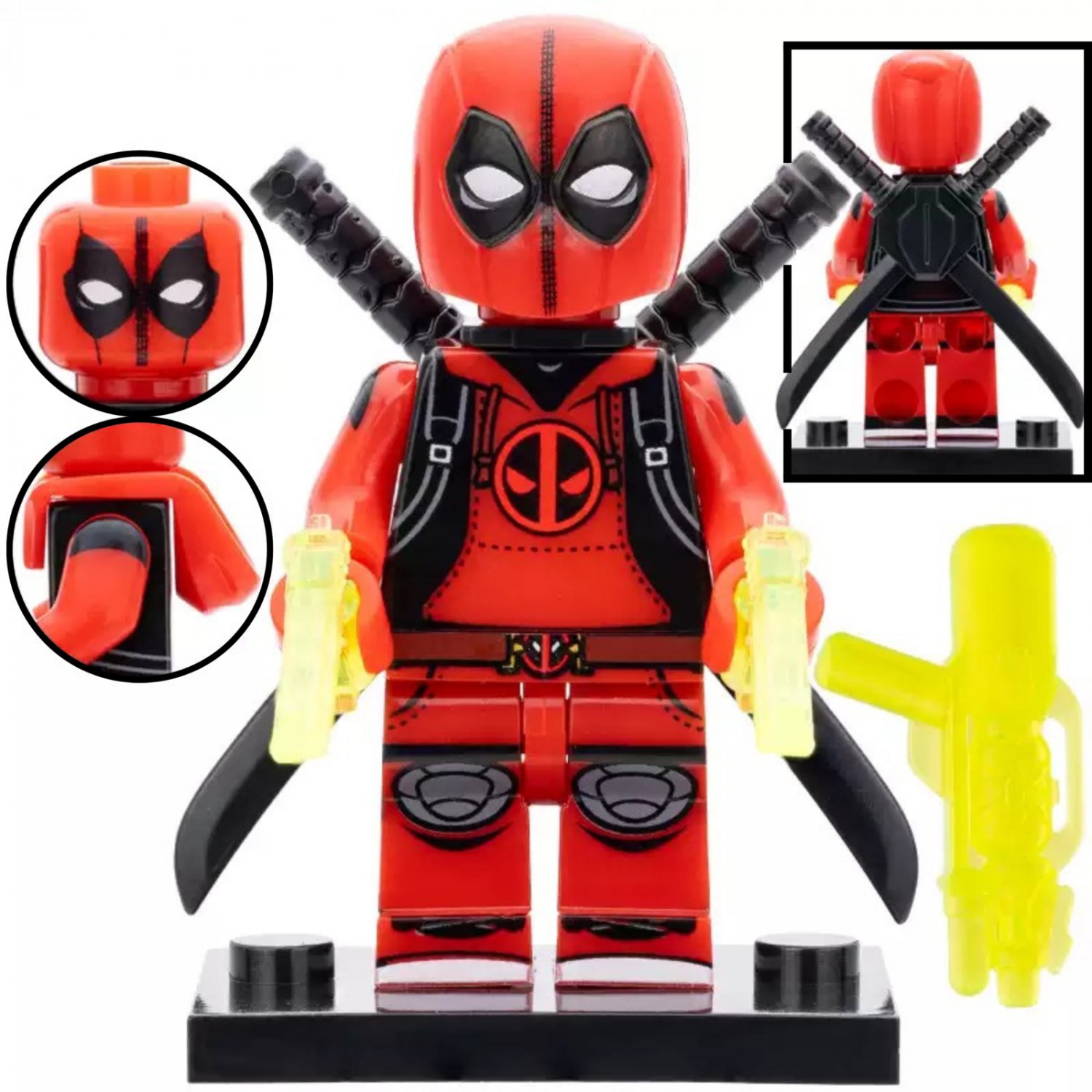 Kidpool Deadpool Corps Minifigures Weapons and Accessories
