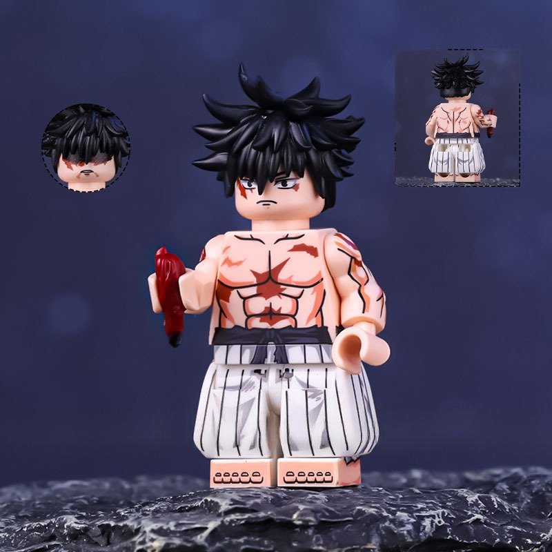 Anime Jujutsu Kaisen Fushiguro Megumi Minifigure Toy Gift for children