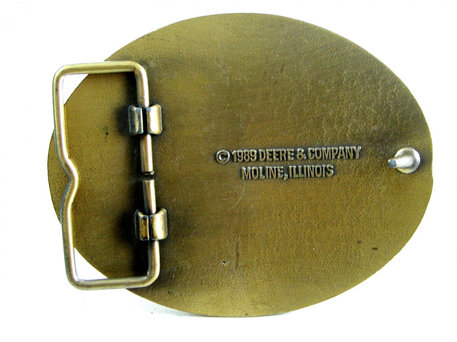 1989 New 5 Series Round Balers Belt Buckle by John Deere