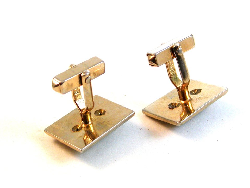Vintage 1950's Comedy Tragedy Cufflinks By Swank