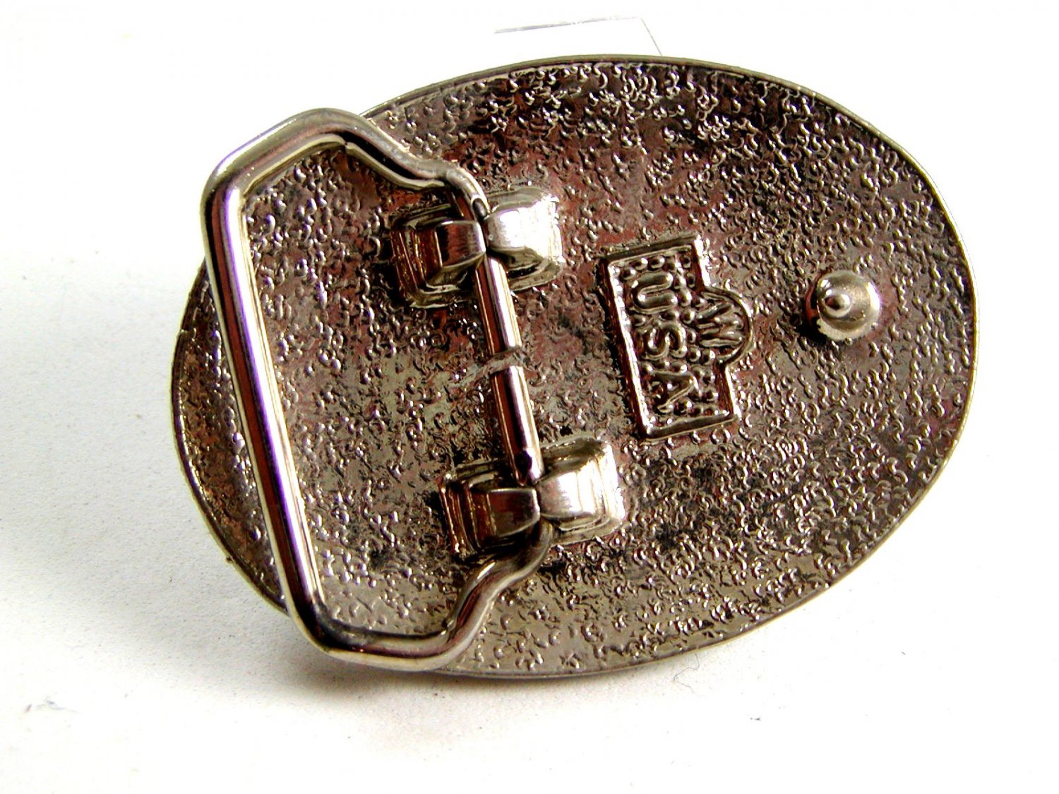 Enameled FD Fire Department Belt Buckle USA 2192014