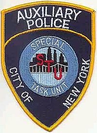 NYPD AUXILIARY POLICE STU SPECIAL TASK UNIT PATCH