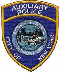 NYPD AUXILIARY POLICE SUPPORT UNIT SPECIAL PATCH