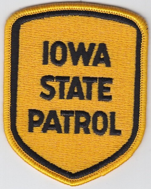 Iowa State Patrol Police Trooper Shoulder Patch