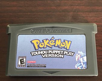 Pokemon Touhou Puppet Play English Custom Game Boy Advance GBA