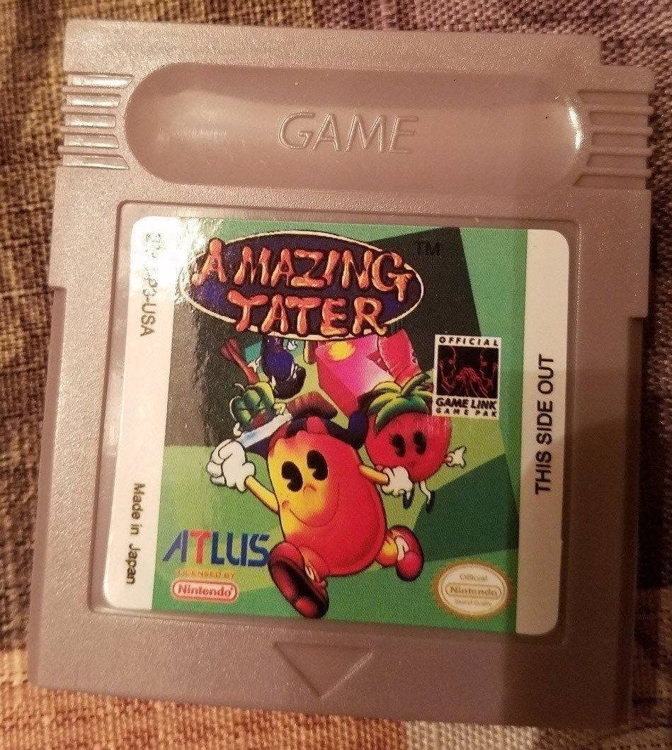 Amazing Tater Game Boy Color GBC Custom English