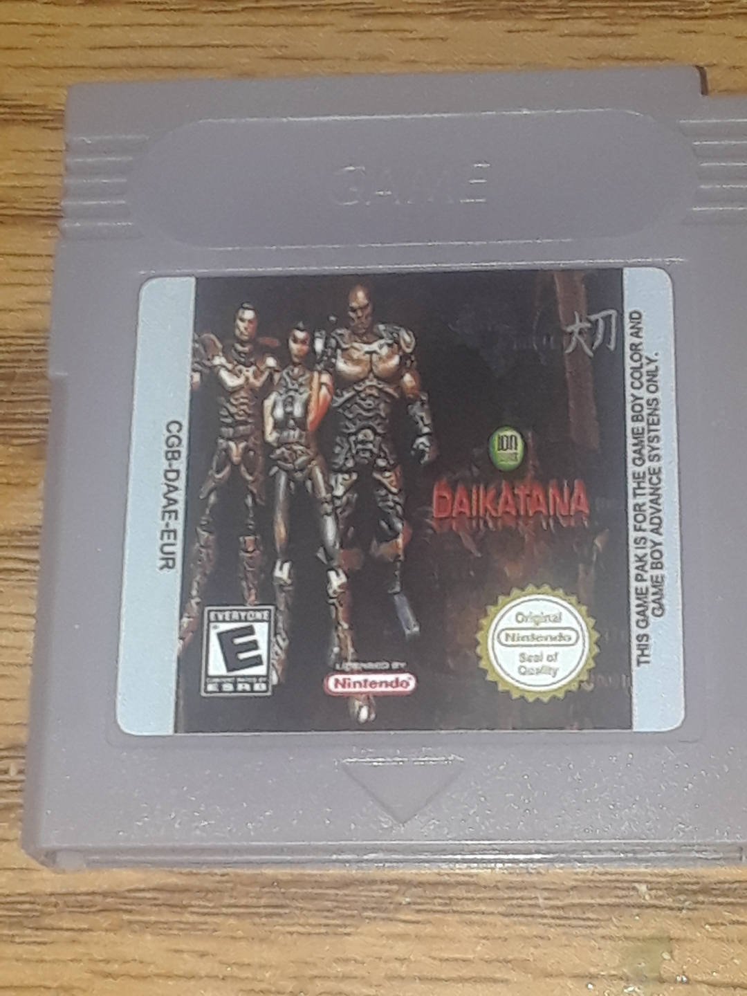 Daikatana Game Boy Color GBC Custom English