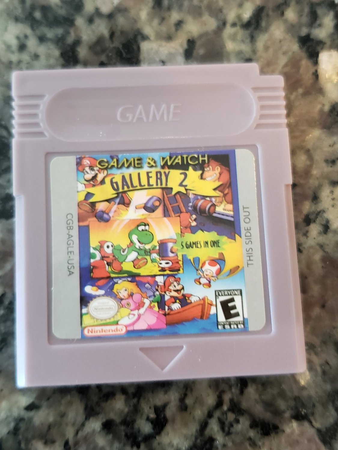 Game & Watch Gallery 2 Game Boy Color GBC Custom English