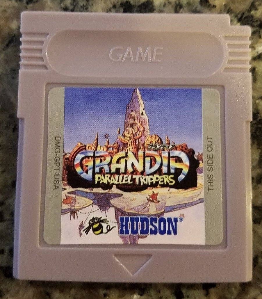 Grandia Parallel Trippers Game Boy Color GBC Custom English