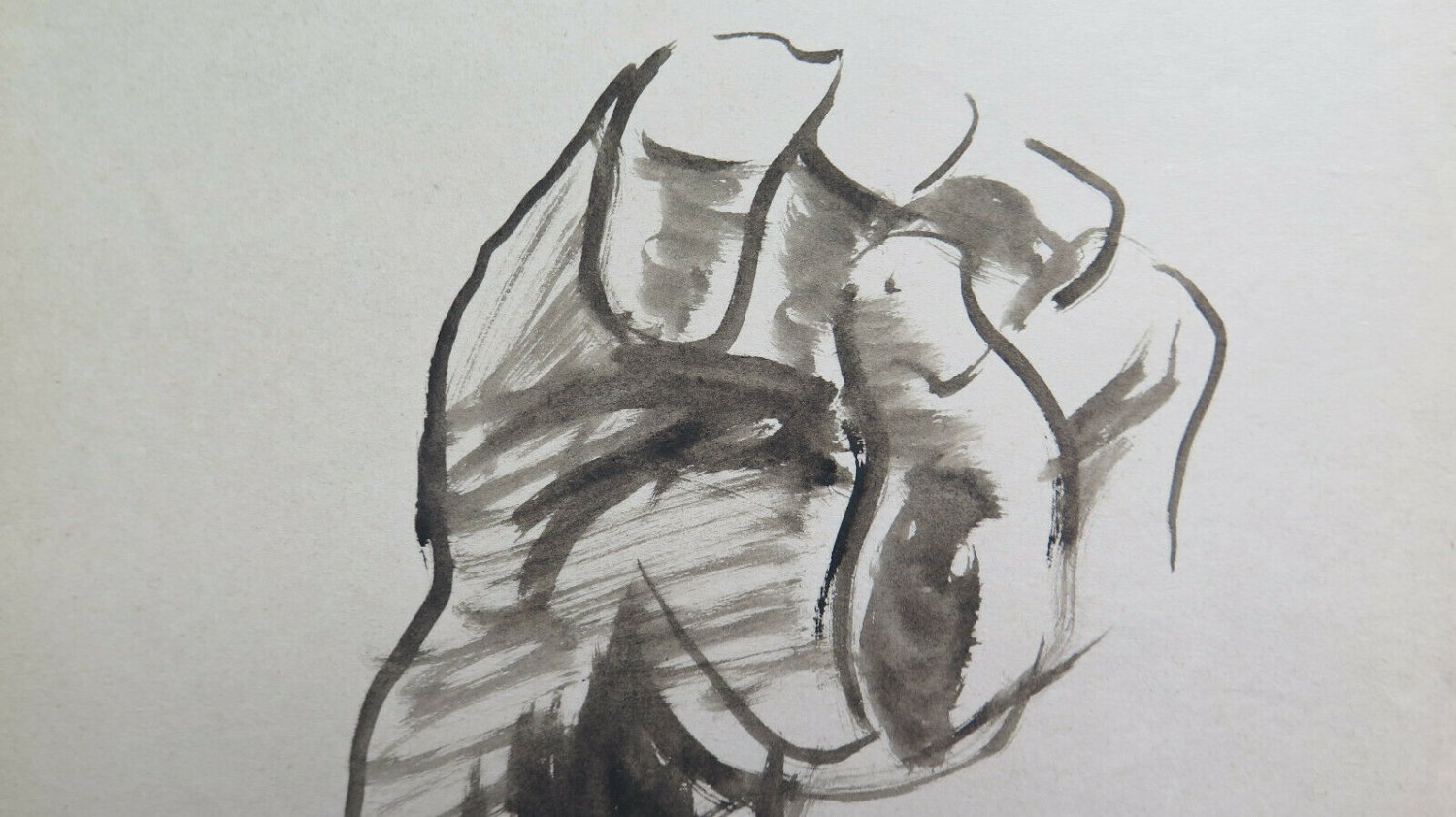 Three drawings Sketch Sketching Studio For Hands Fist Of Victoria P28.8