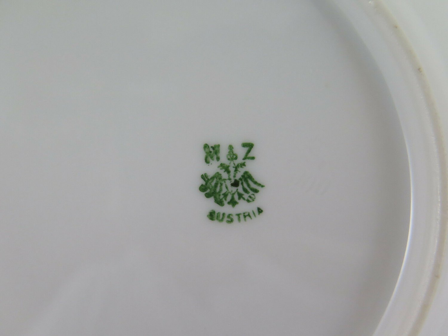 Six Saucers For Coffee Porcelain Mz Austria Moritz Zdekauer Pottery ...