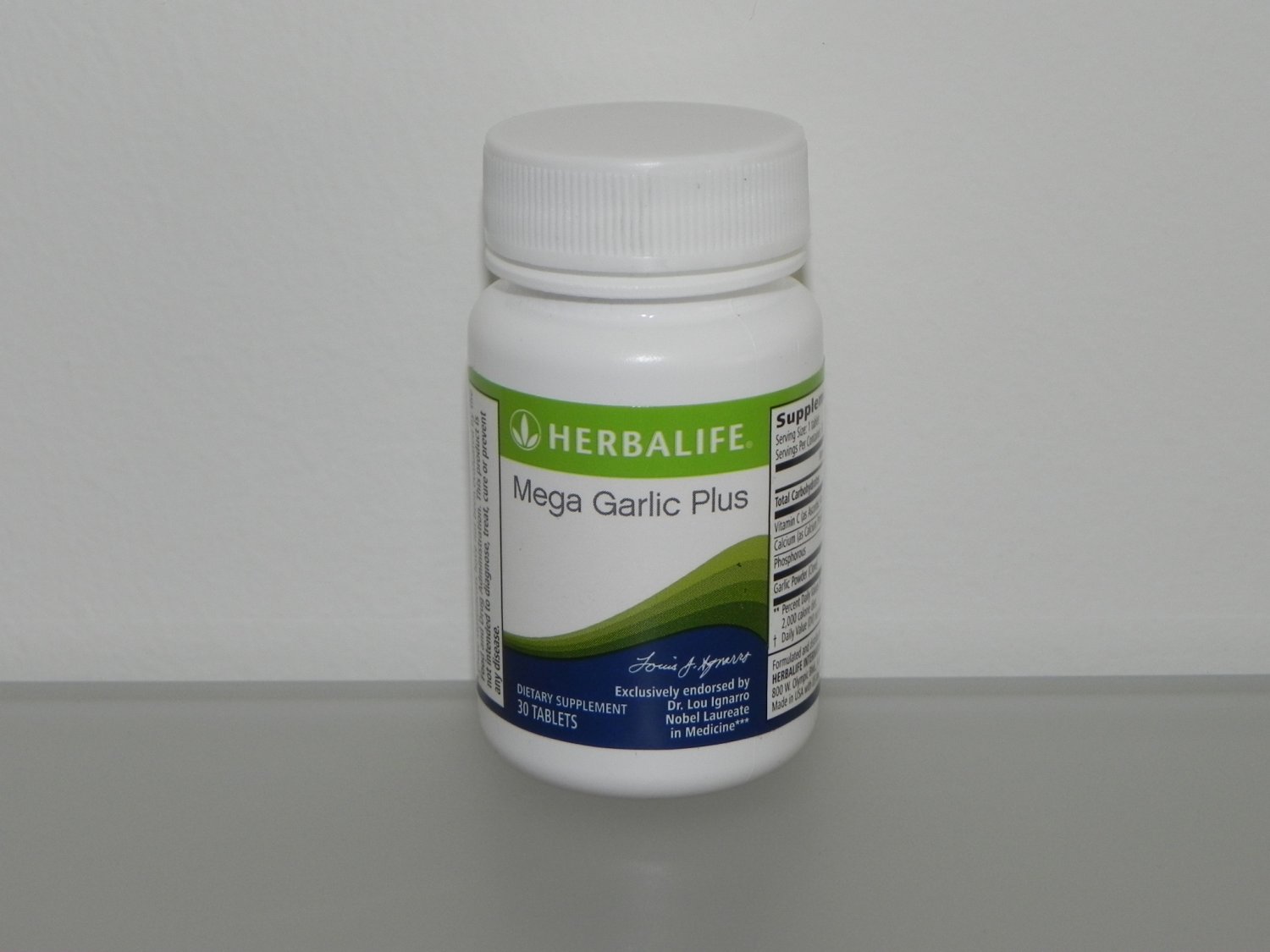 Herbalife Mega Garlic Plus Endorsed by Dr Lou Ignarro Fresh exp 5/16