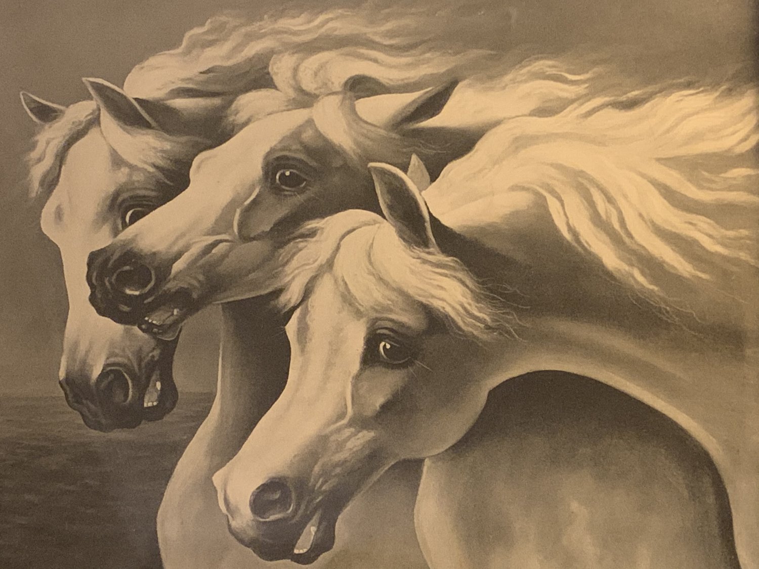 Antique Print of "Pharaoh's Horses" by J F Herring 1903 by LM Johnson ...
