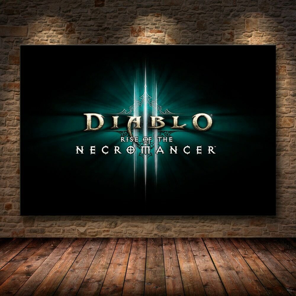 Diablo 3 Video Game HD Canvas Poster Art Paintings Home Decor Wall Pictures