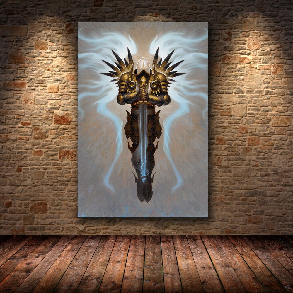 Diablo 3 Video Game HD Canvas Poster Art Paintings Home Decor Wall Pictures