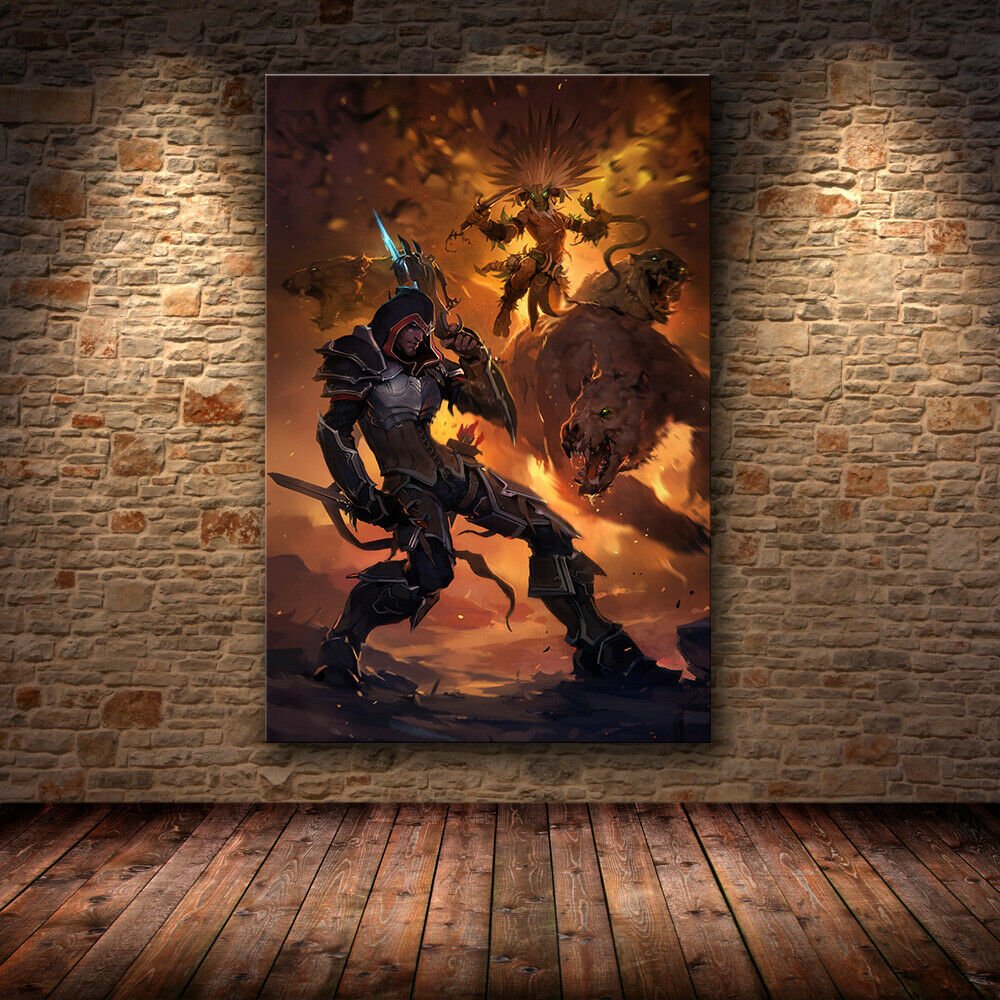 Diablo 3 Video Game HD Canvas Poster Art Paintings Home Decor Wall Pictures