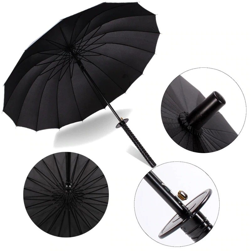 Samurai Sword Handle Umbrella Creative Japanese Style Large Automatic ...