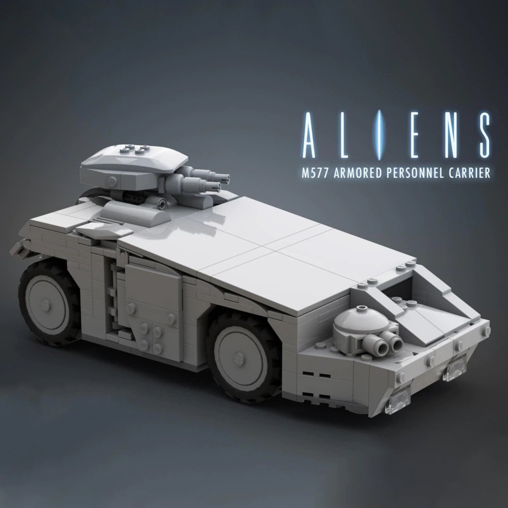 Aliens Armored Vehicle Building Block Toy Set DIY Assembly M577 APC ...