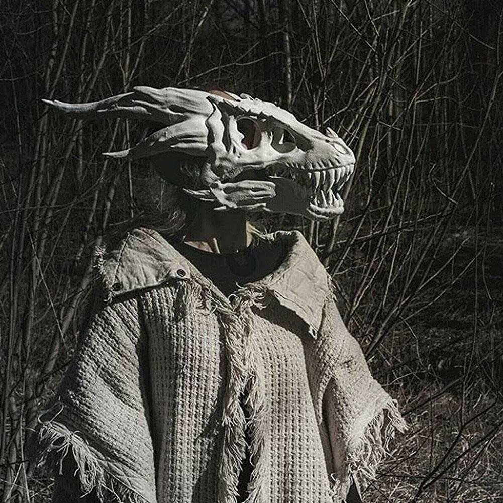 Dragon Mask Movable Jaw Dinosaur Full Face Masks Party Halloween ...