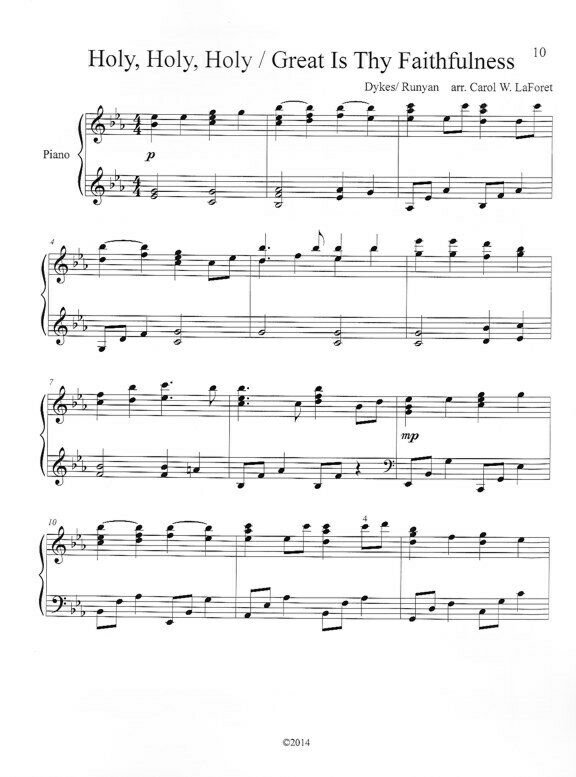 7 Church Hymn Arrangements Books for Piano - Books 1 - 7 Solo Offertory ...