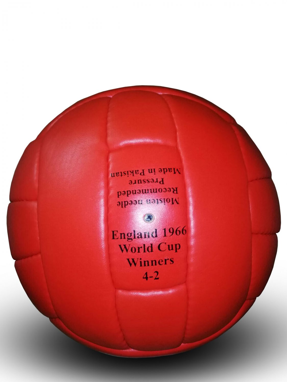 SLAZENGER 25 CHALLENGE MATCH BALL | RED CLASSIC LEATHER SOCCER BALL ...